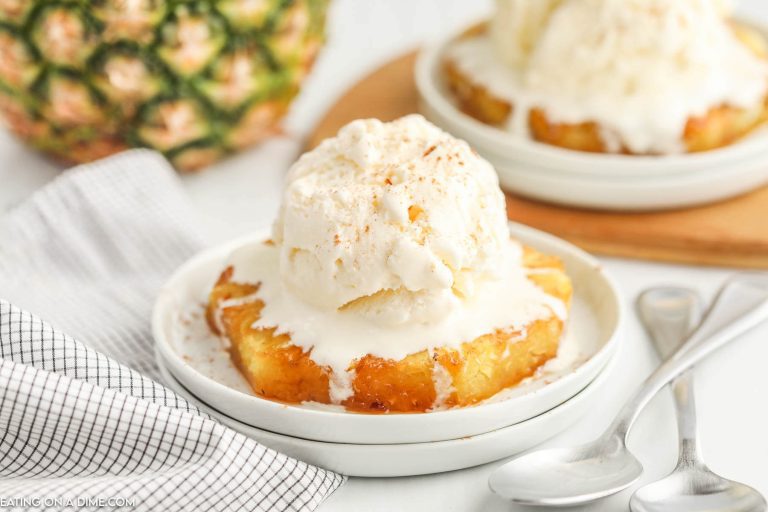 Baked Pineapple Dessert - easy baked pineapple recipe