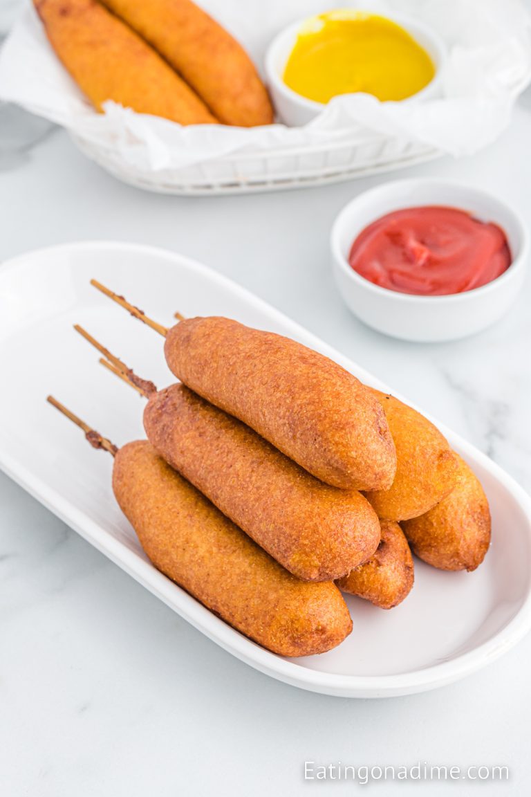 Homemade Corn Dogs - Eating on a Dime