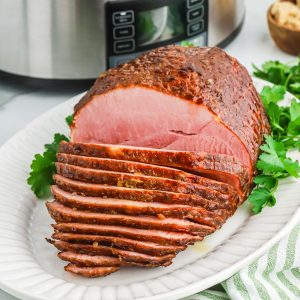 Slow Cooker Ham Recipe - Eating on a Dime