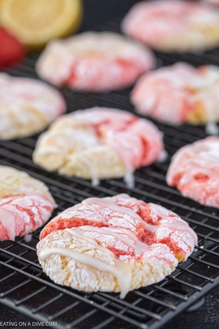 Strawberry Lemonade Cookies Recipe - Eating on a Dime