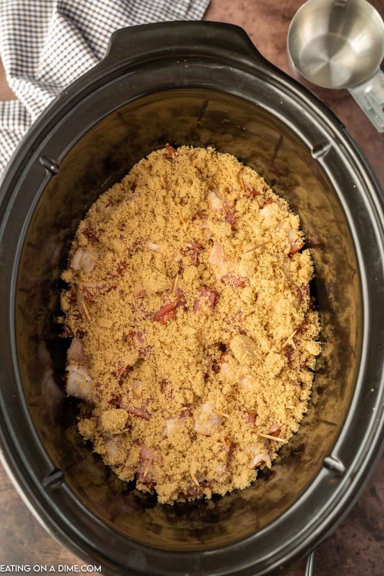 Crock Pot Bacon Wrapped Smokies - Eating on a Dime