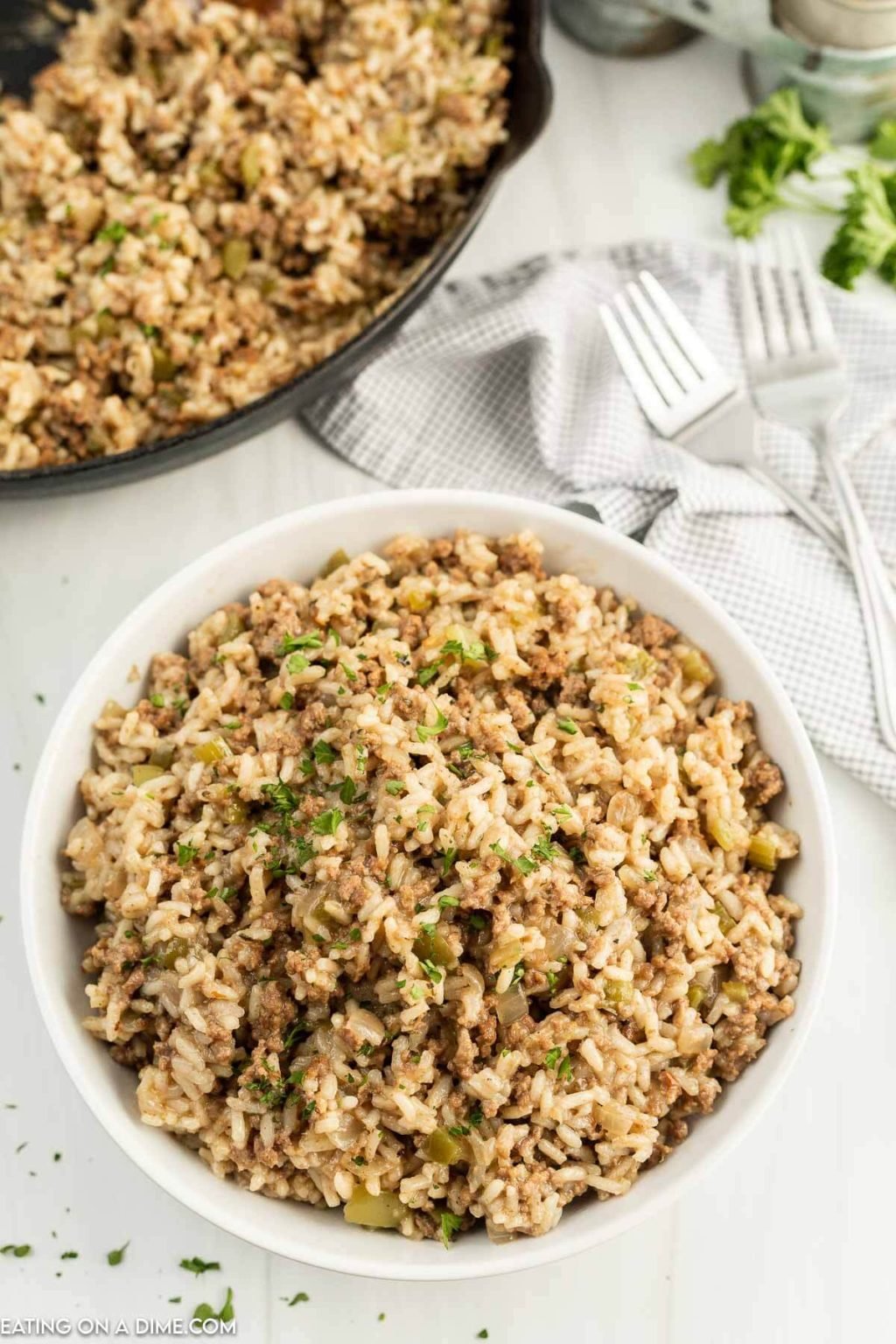 Easy Dirty Rice Recipe - Eating on a Dime