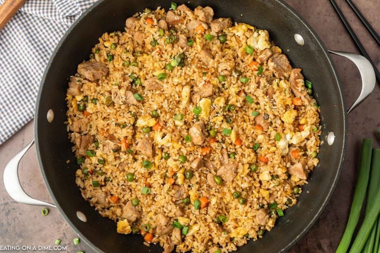 Pork Fried Rice Recipe: Simple and Delicious Meal - Eating on a Dime
