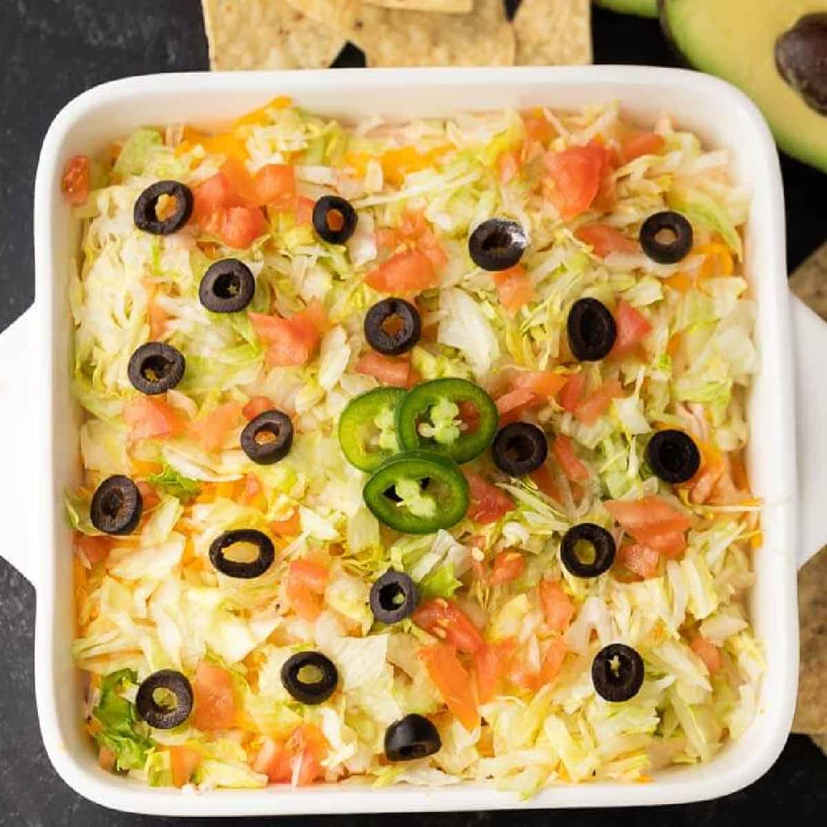 7 Layer Dip - Eating on a Dime