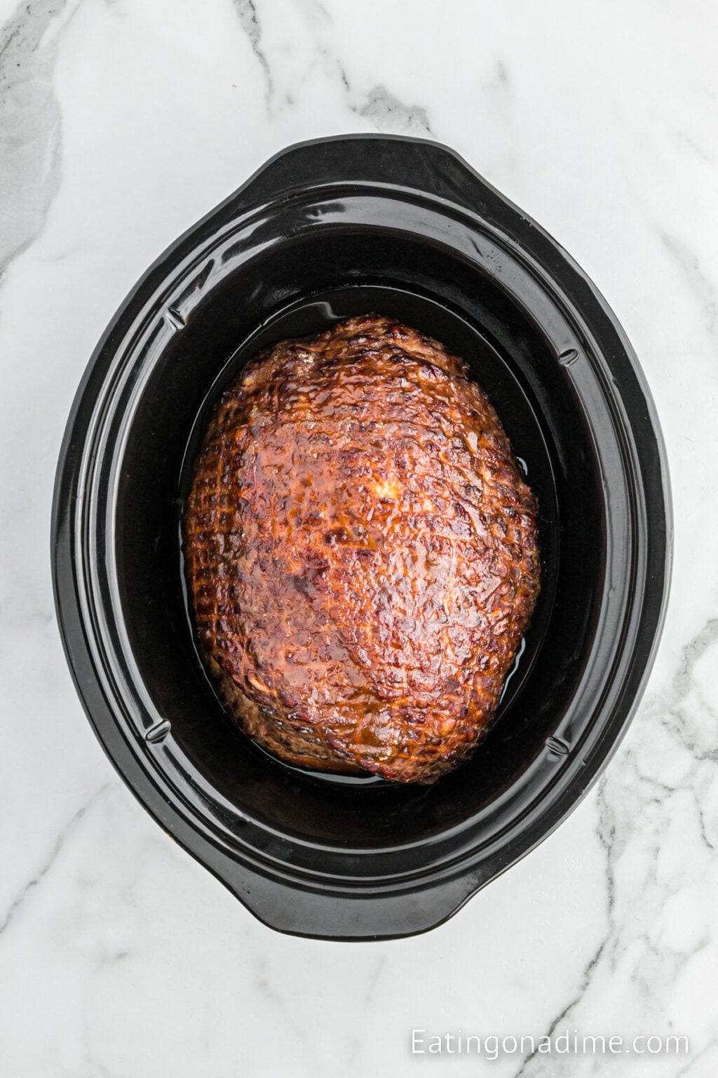 Slow Cooker Ham Recipe - Eating on a Dime