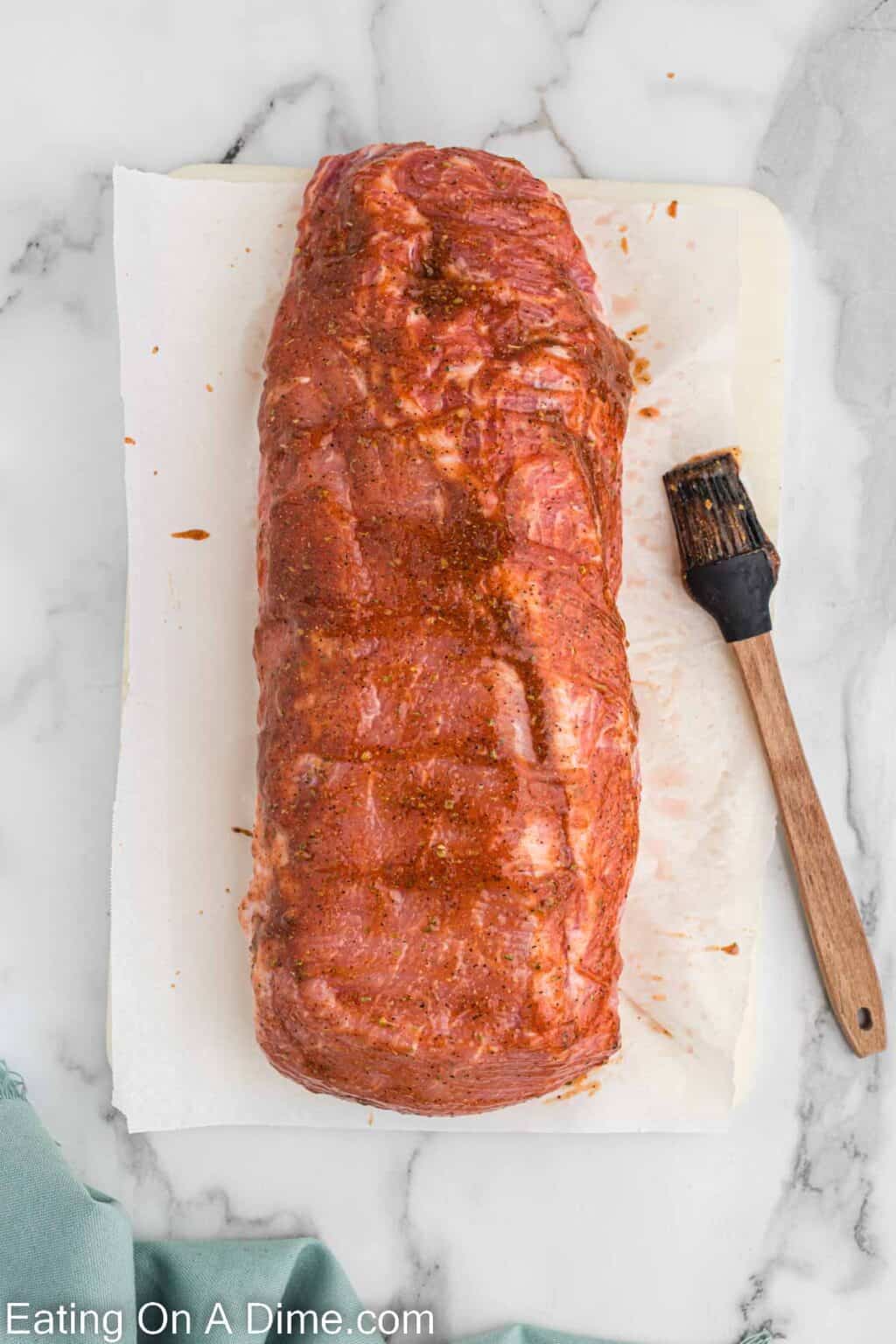 Bacon Wrapped Pork Loin - Eating on a Dime