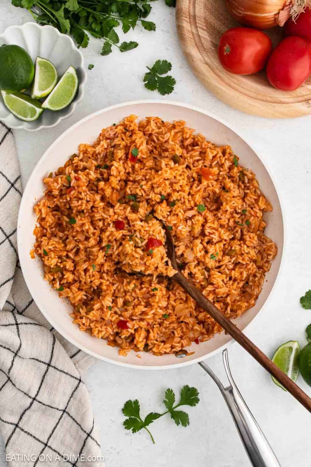 Easy Spanish Rice Recipe for Authentic Flavors - Eating on a Dime