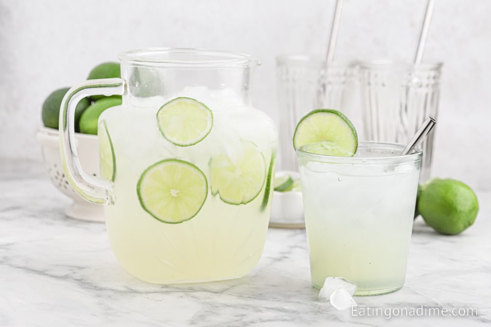 Homemade Limeade - Eating on a Dime
