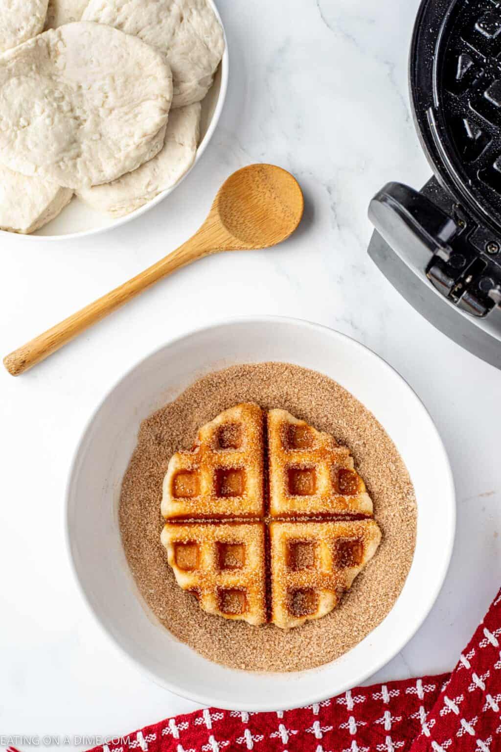 Canned Waffle Biscuits - Eating on a Dime