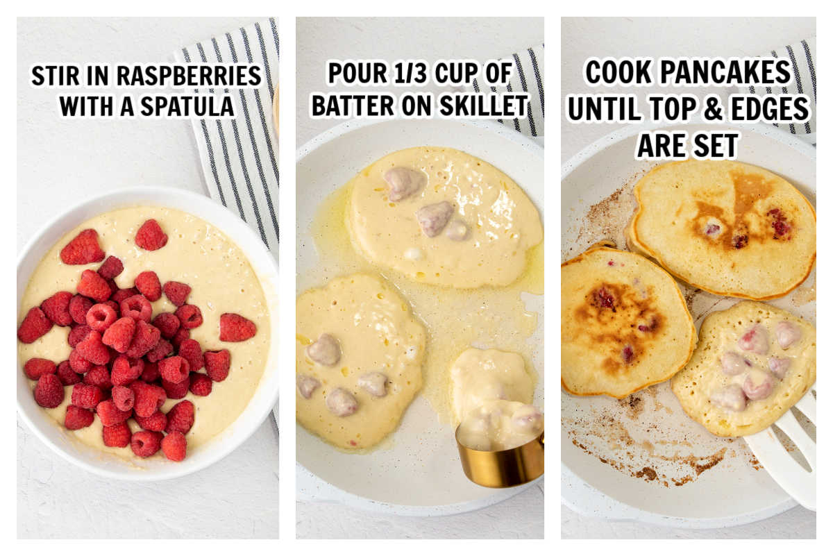 Raspberry Pancakes - Easy Pancake Recipe