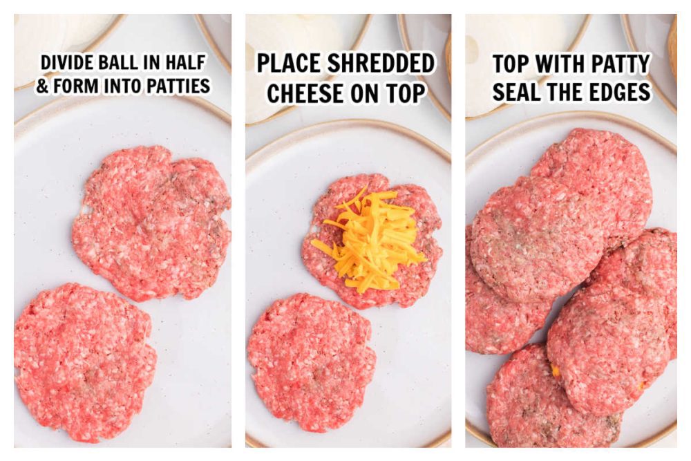 Cheese Stuffed Burgers - Eating on a Dime
