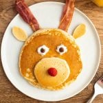Perfect Reindeer Pancakes - Easy and Fun - Eating on a Dime
