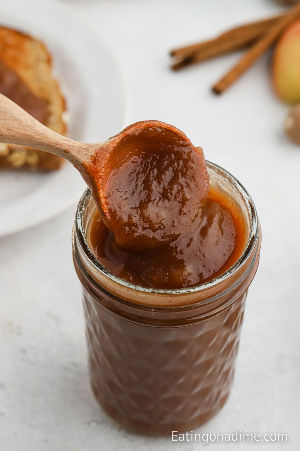 Slow Cooker Apple Butter - Eating on a Dime