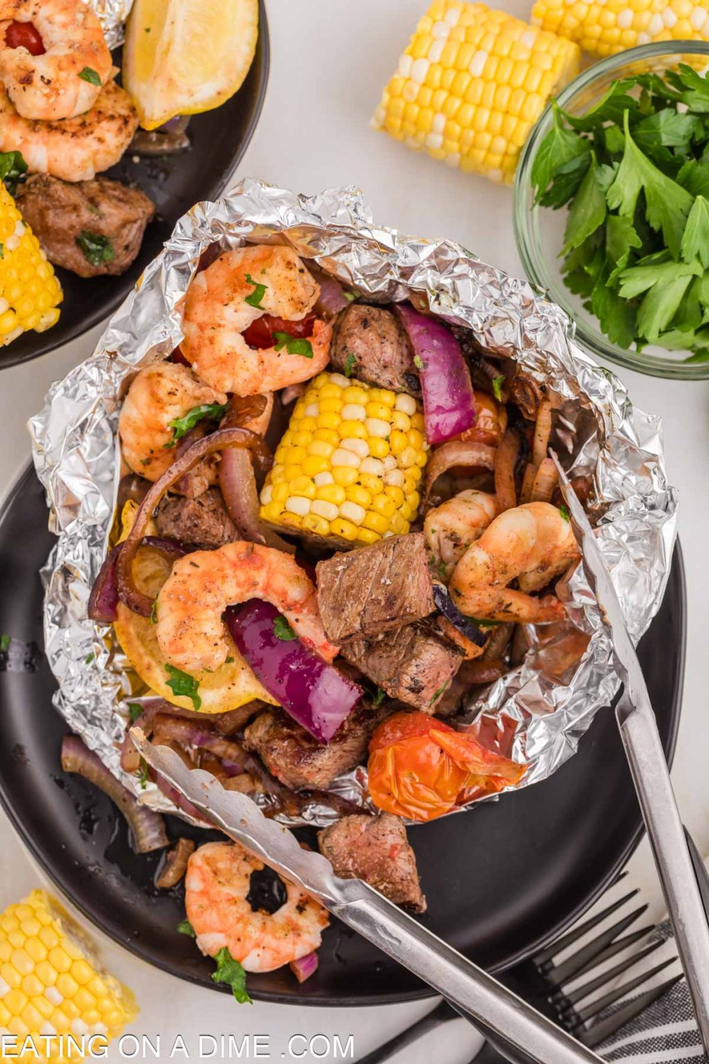 Surf and Turf Foil Packs - Eating on a Dime
