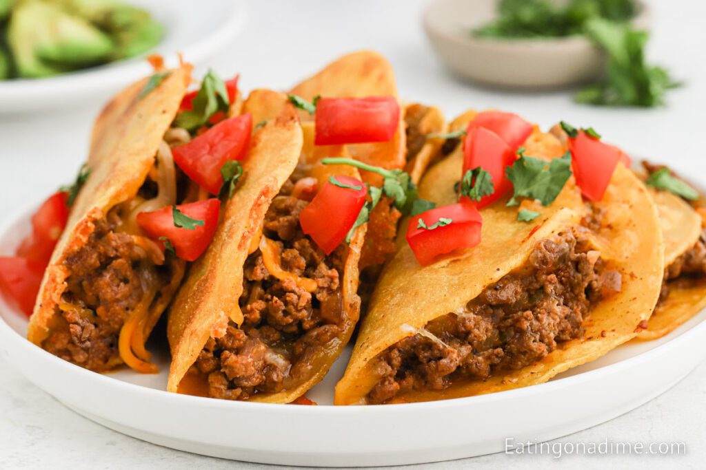 Fried Tacos Recipe for Your Next Taco Night - Eating on a Dime