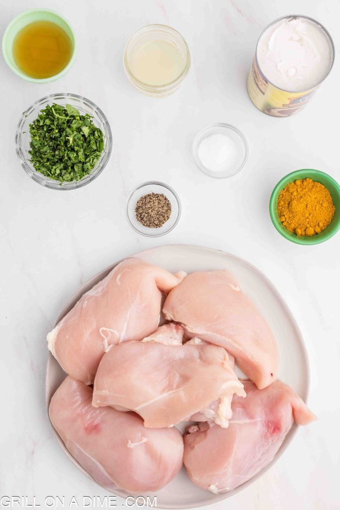 Chicken Curry Marinade - Eating on a Dime