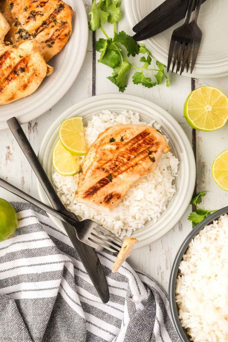 Cilantro Lime Chicken Marinade - Eating on a Dime