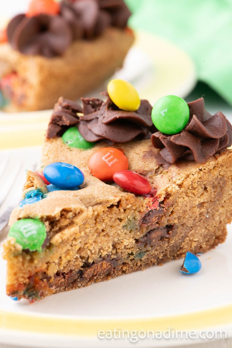 M&M Cookie Cake Recipe