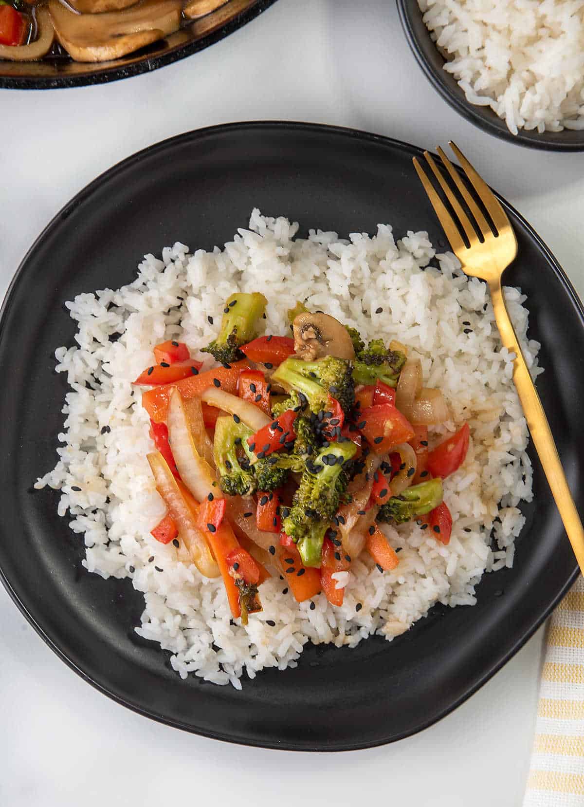 Teriyaki Vegetables - Eating on a Dime