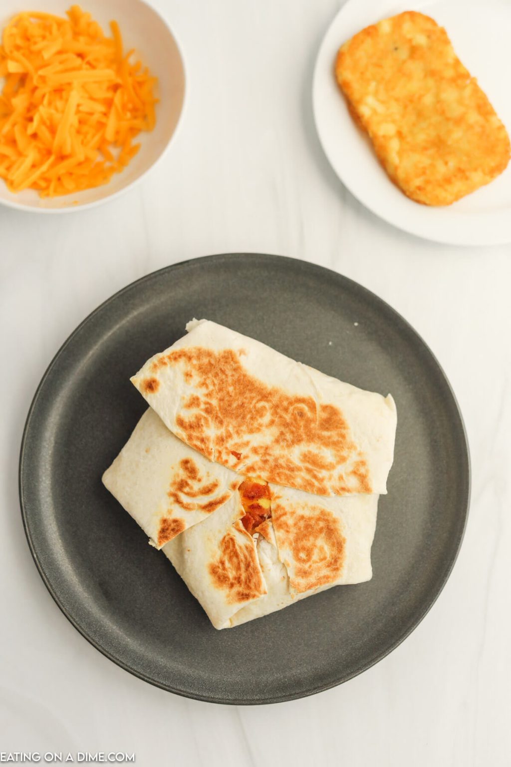 Taco Bell Breakfast Crunchwrap Recipe - Eating on a Dime