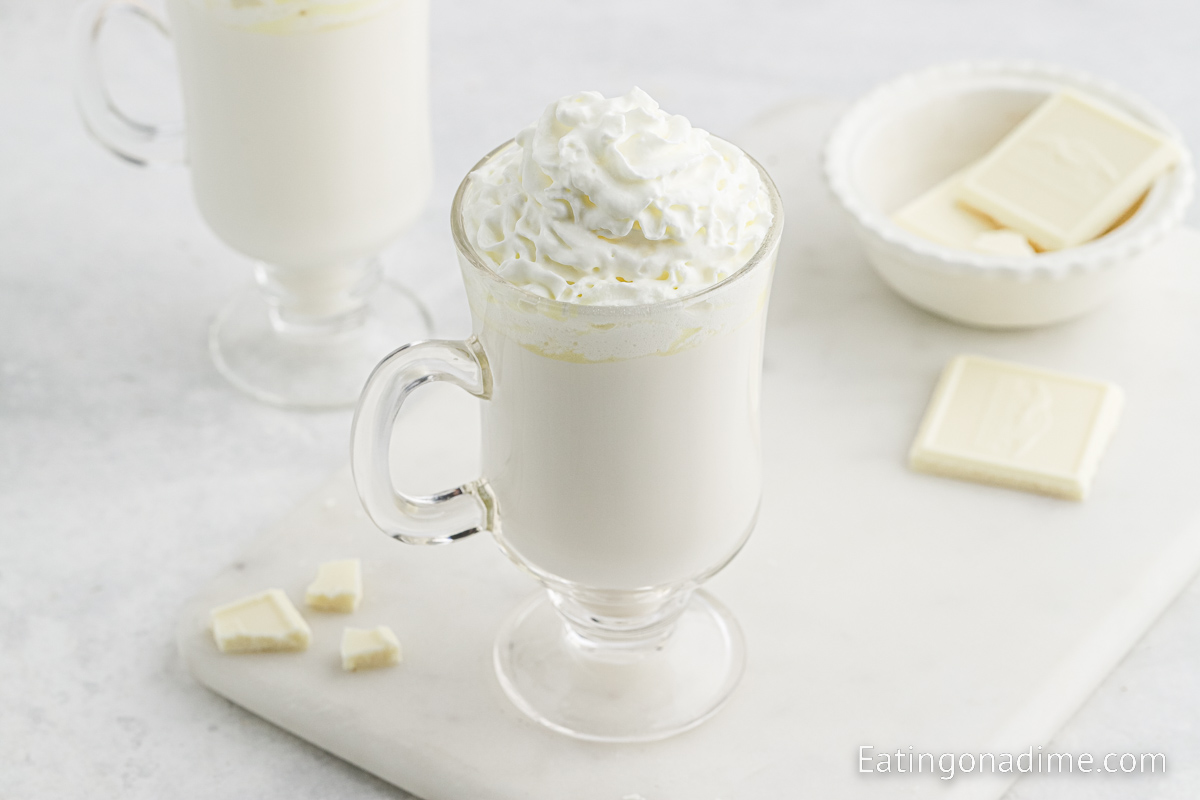 Starbucks White Hot Chocolate - Eating on a Dime
