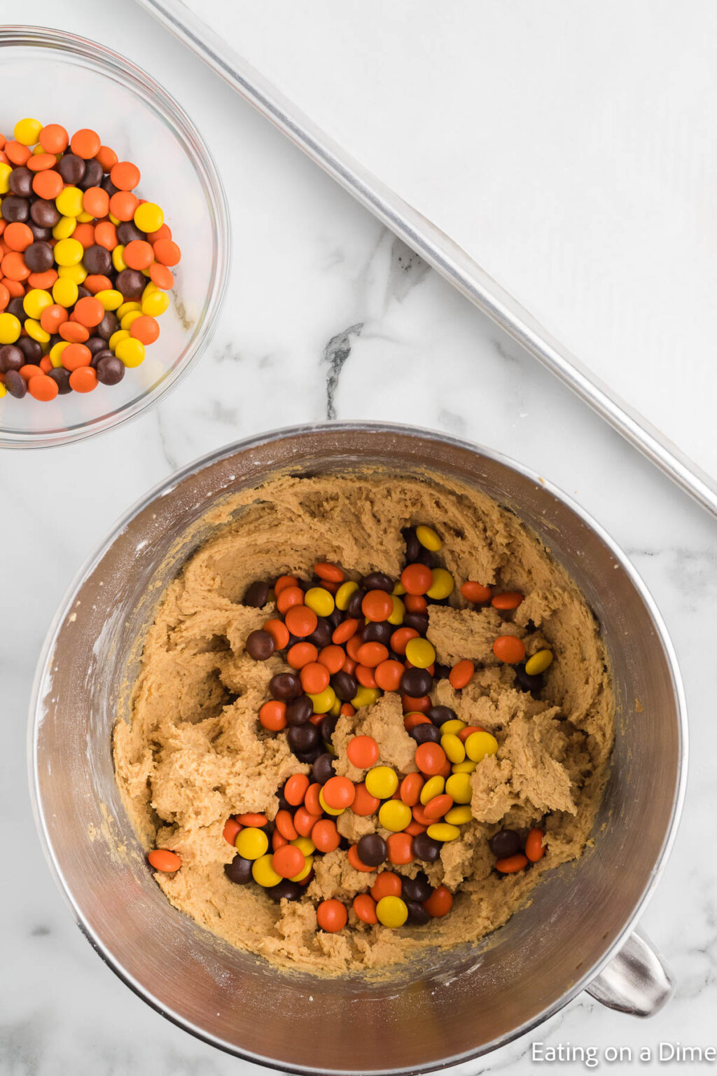 Reese's Pieces Cookies - Eating on a Dime