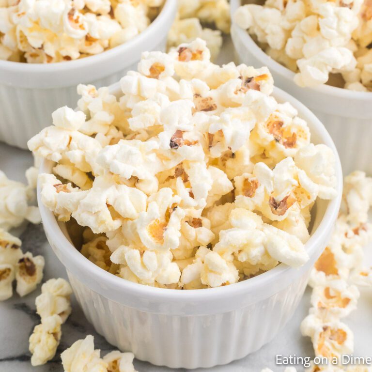Pink Popcorn for Parties and Celebrations - Eating on a Dime