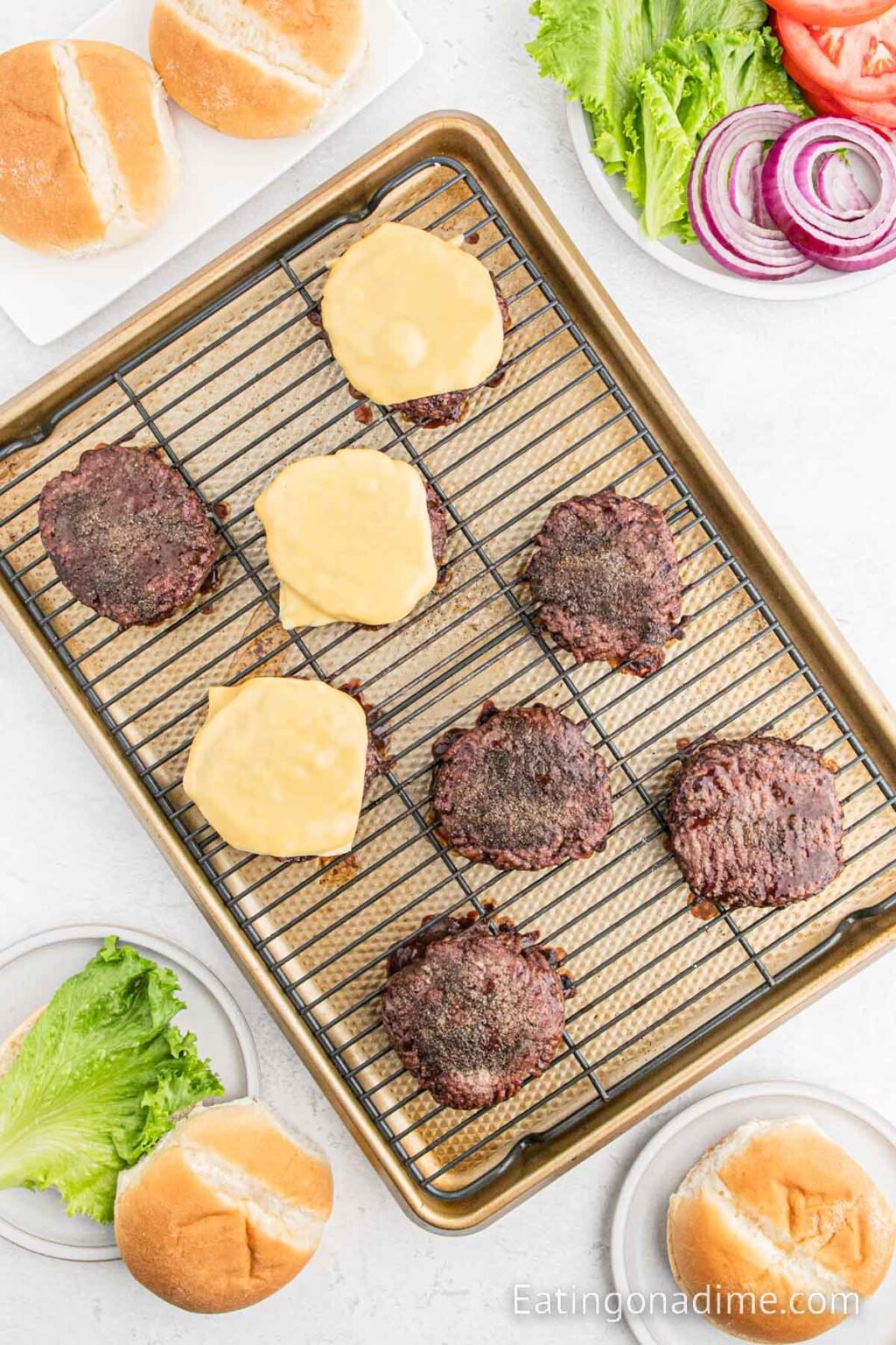 Baked Hamburgers - Eating on a Dime