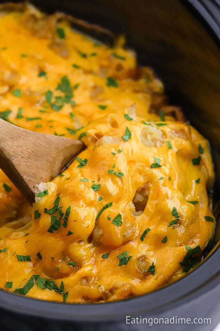 Crock Pot Chicken Tater Tot Casserole Recipe
