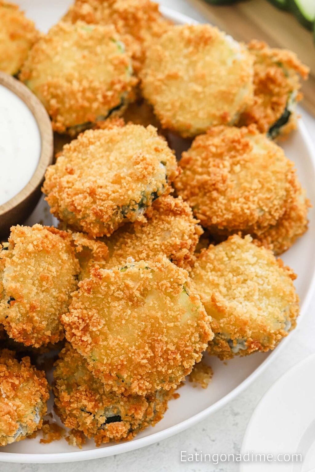 Fried Zucchini Recipe - Eating on a Dime