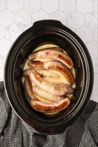 Slow Cooker Brats - Eating on a Dime