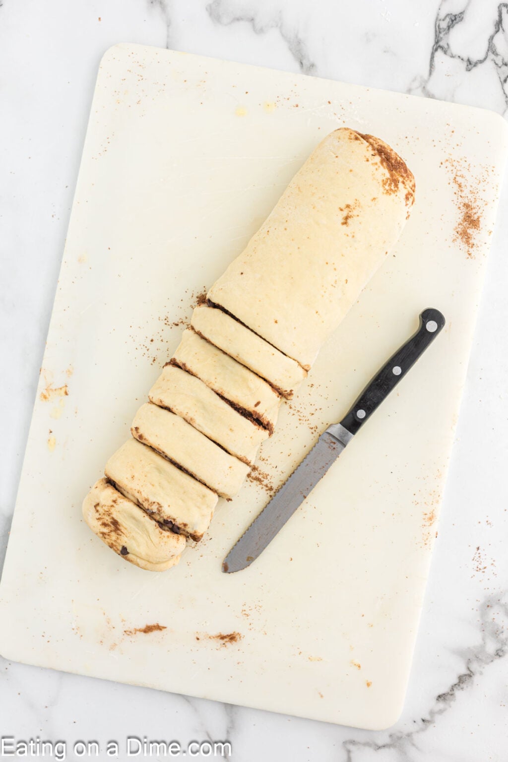 Chocolate Chip Cinnamon Rolls - Eating on a Dime
