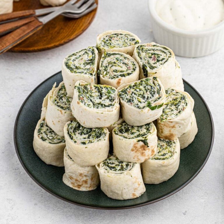 Best Spinach Roll Ups, Easy Pinwheel Recipe