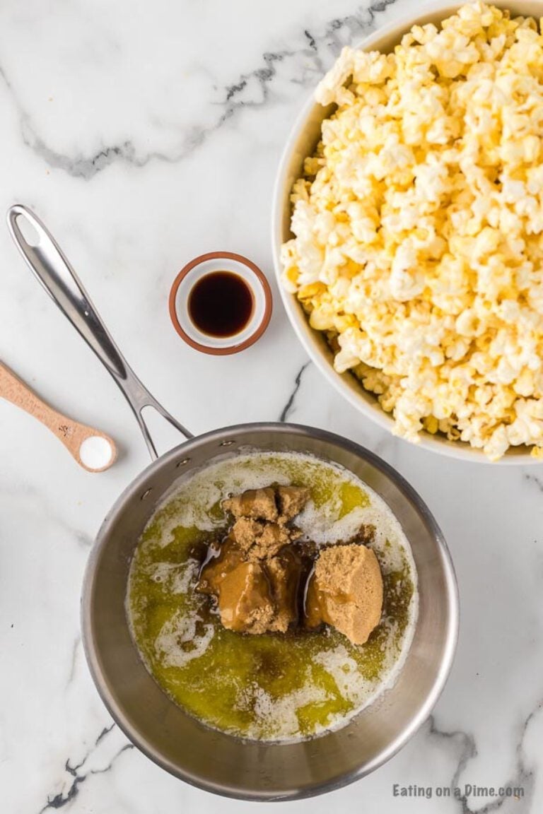 Easy Homemade Caramel Popcorn Recipe