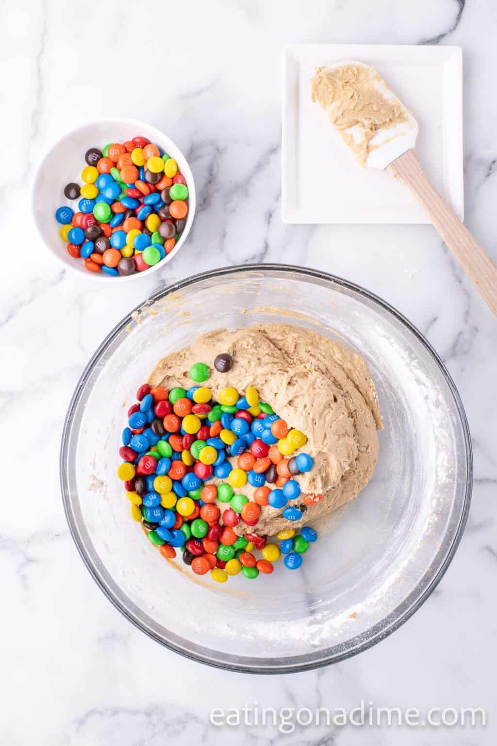 M&M Cookie Cake Recipe