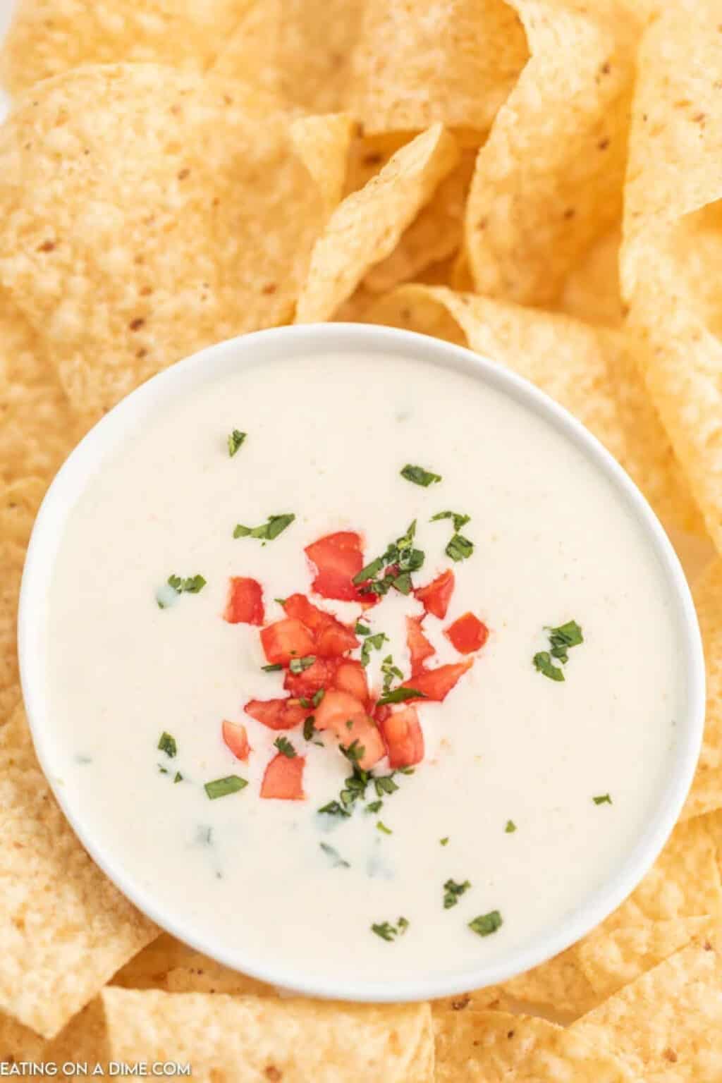 The Best Mexican White Cheese Dip (and VIDEO) - Authentic Queso Dip