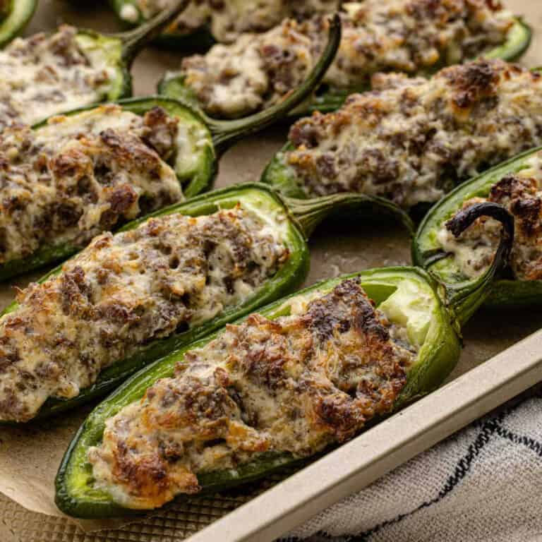Sausage Stuffed Jalapeños Recipe