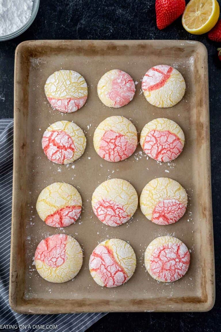 Strawberry Lemonade Cookies Recipe - Eating on a Dime