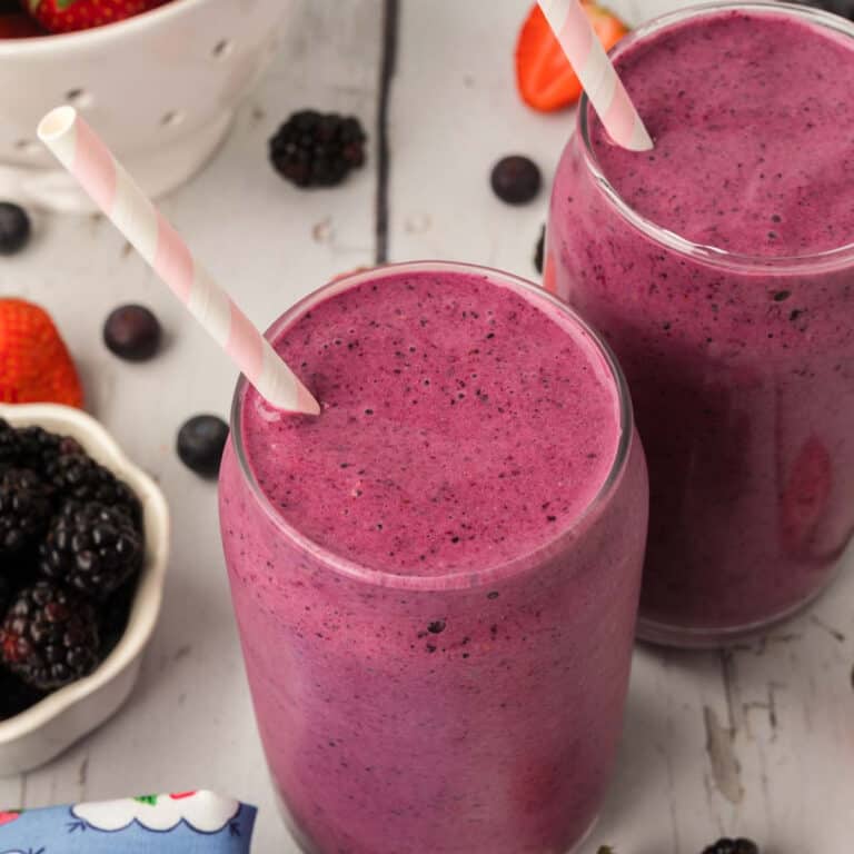 Protein Fruit Smoothie - Eating on a Dime