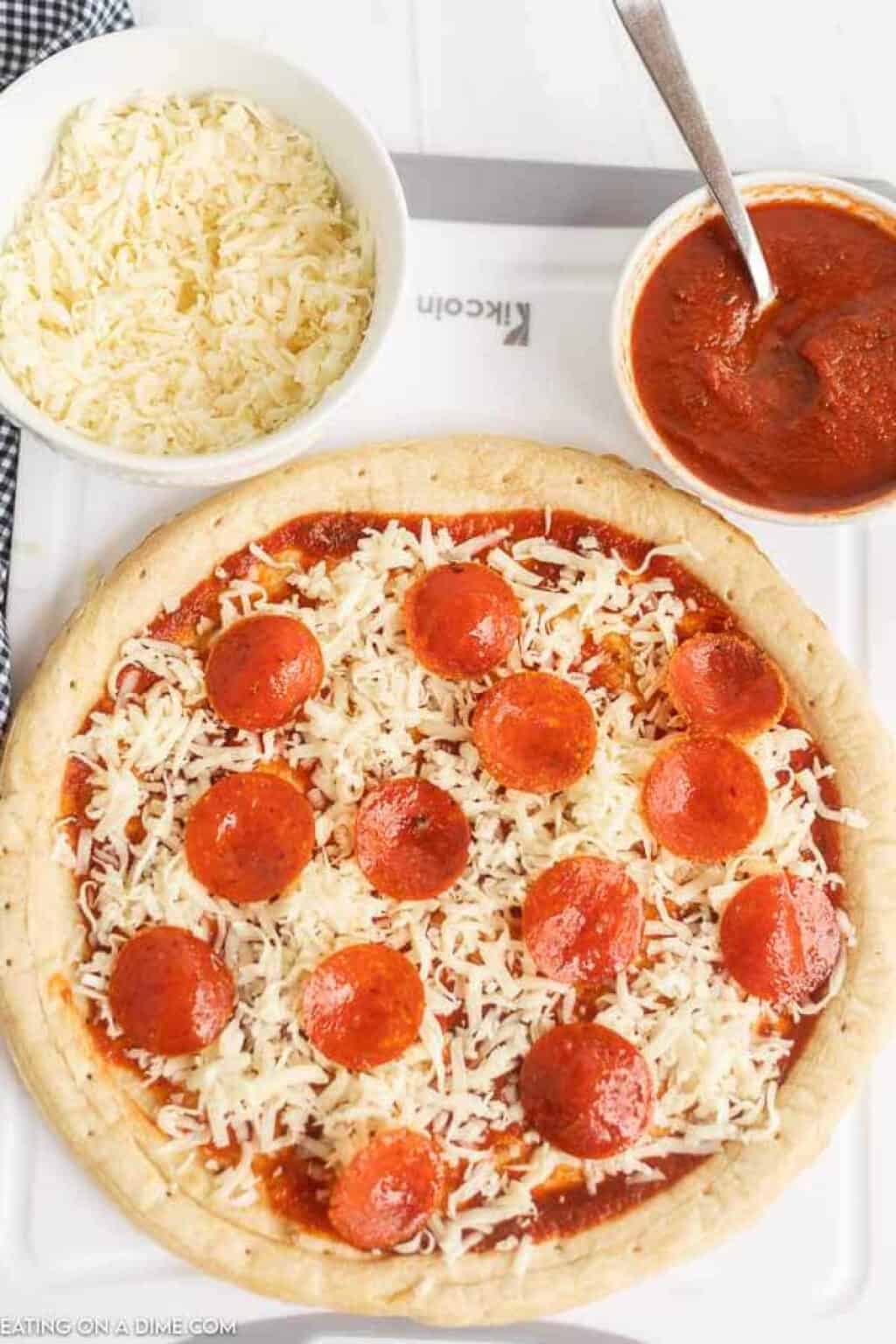 Pizza on Blackstone - Eating on a Dime