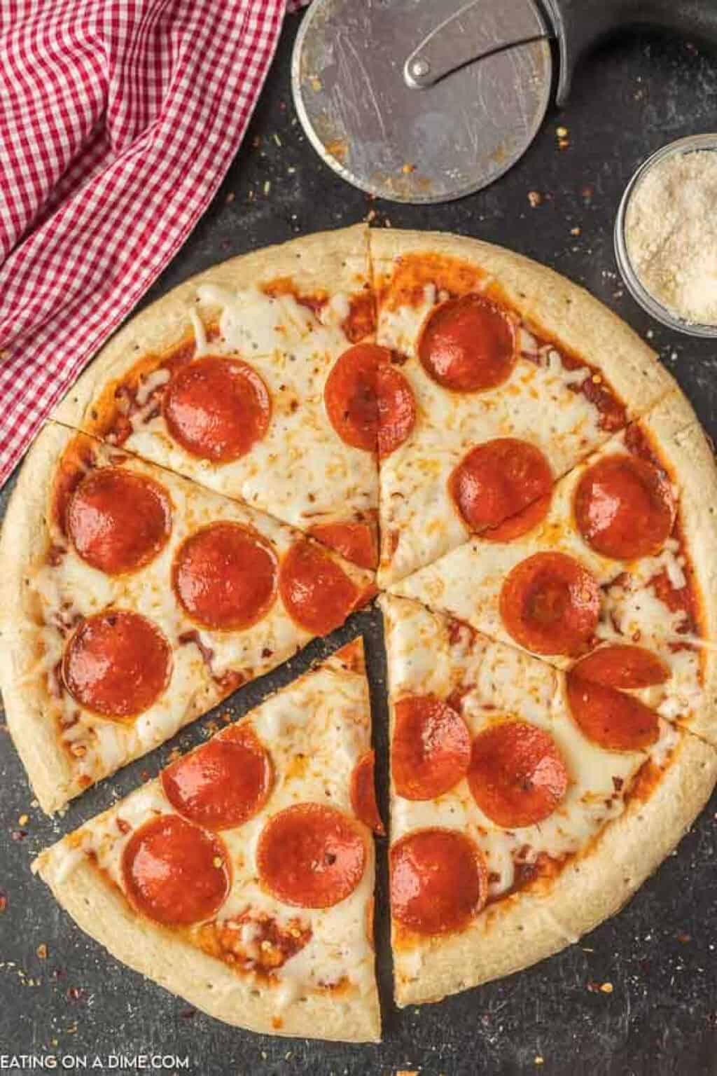 Pizza on Blackstone - Eating on a Dime