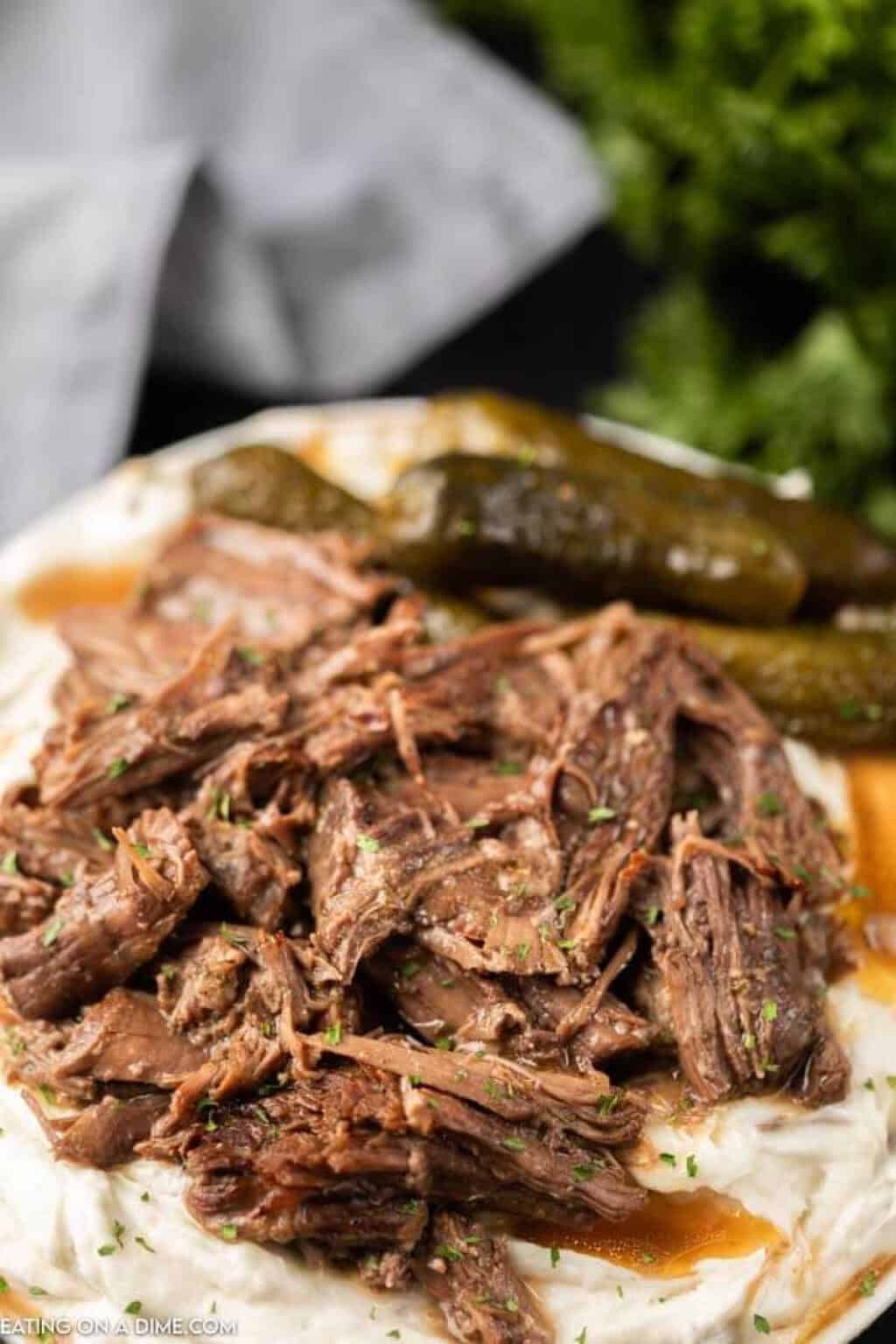 Crock Pot Dill Pickle Pot Roast