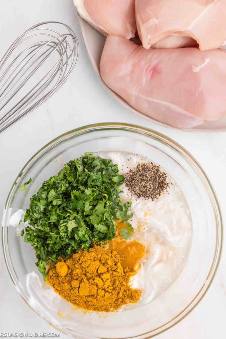 Chicken Curry Marinade - Eating on a Dime
