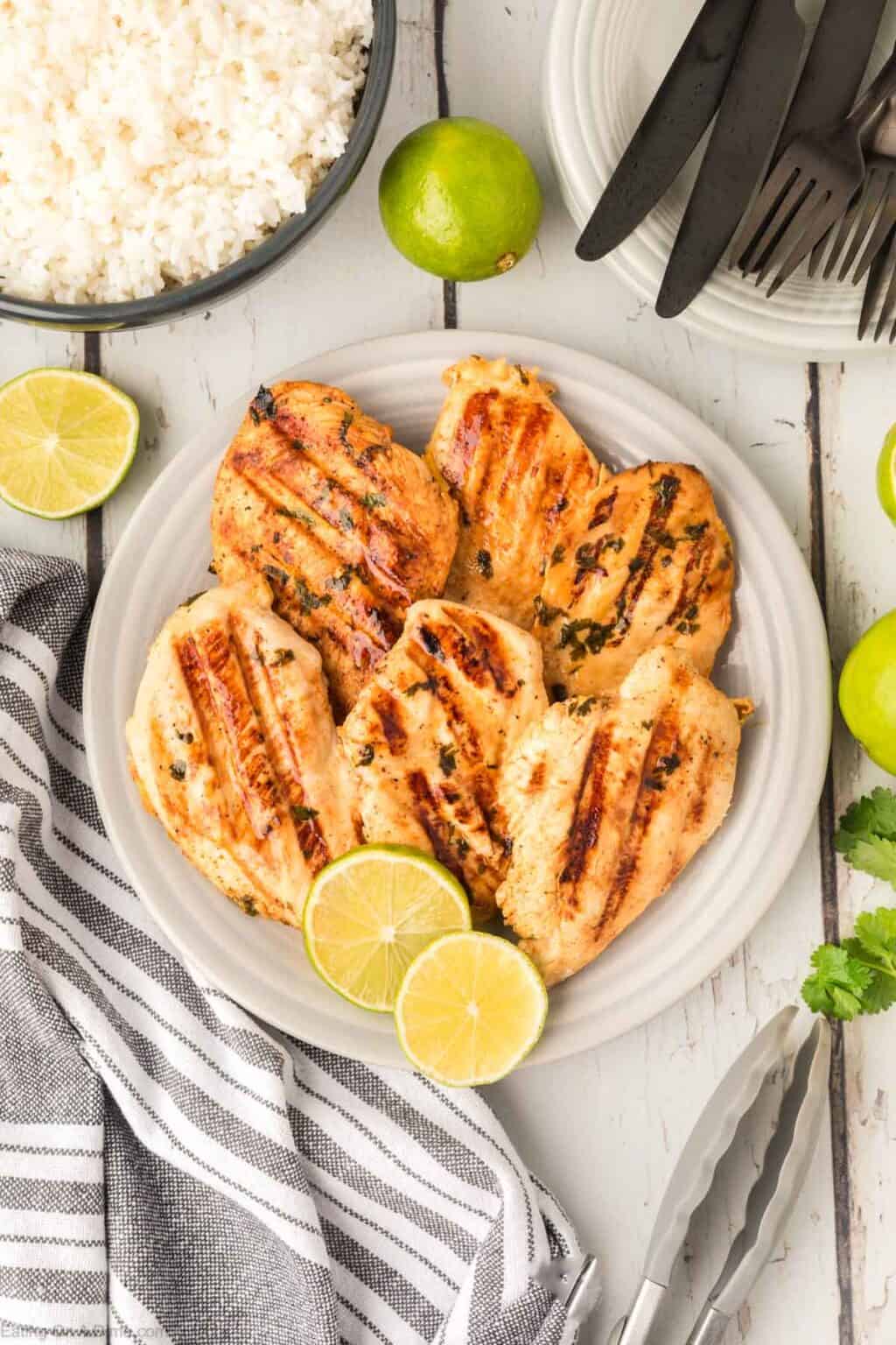 Cilantro Lime Chicken Marinade - Eating on a Dime