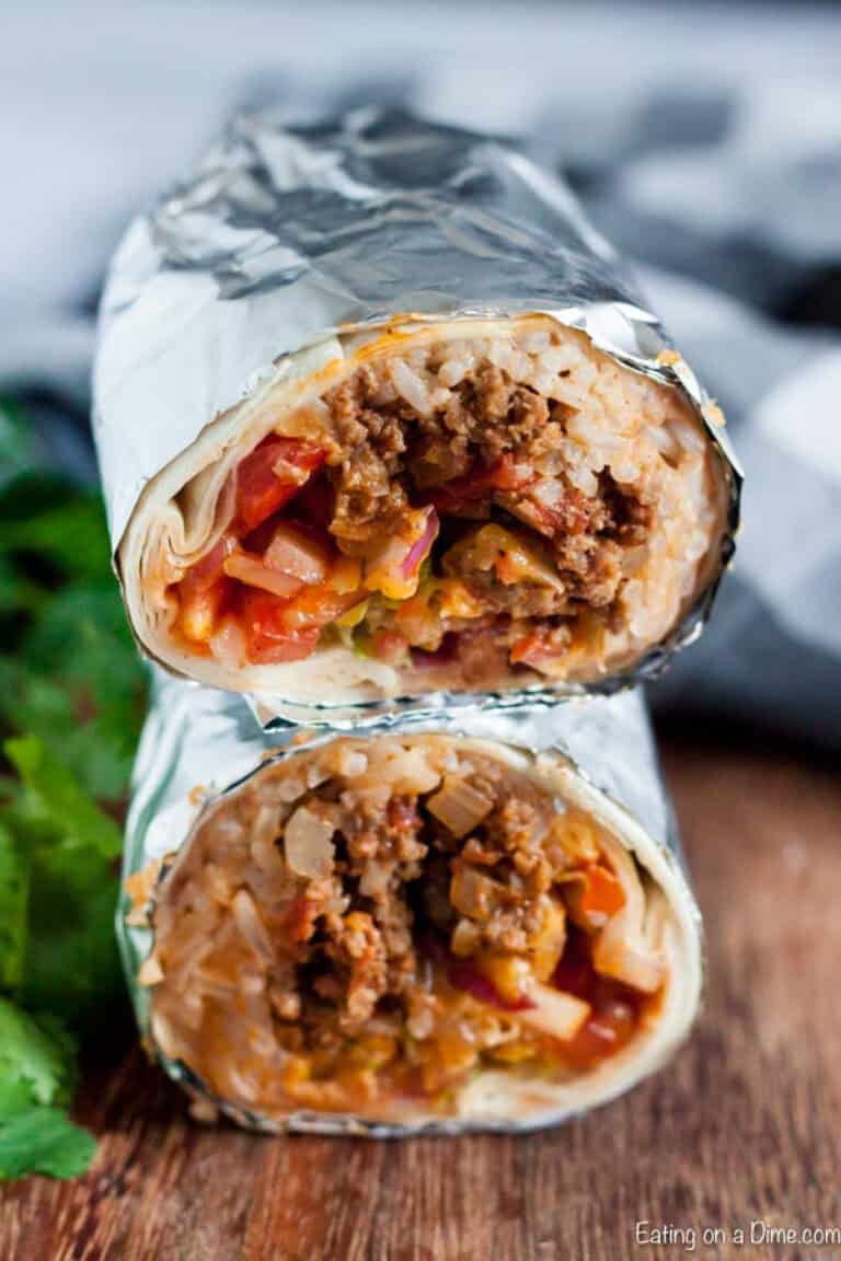 Beef Burrito Recipe - Eating on a Dime