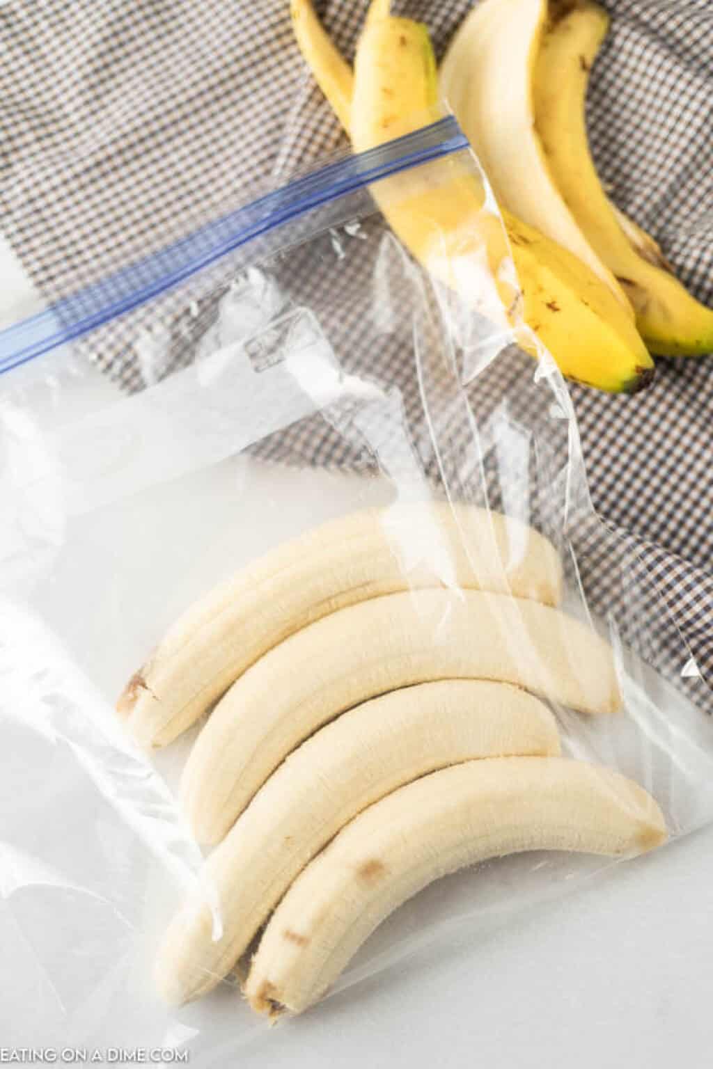 How to freeze bananas - Eating on a Dime