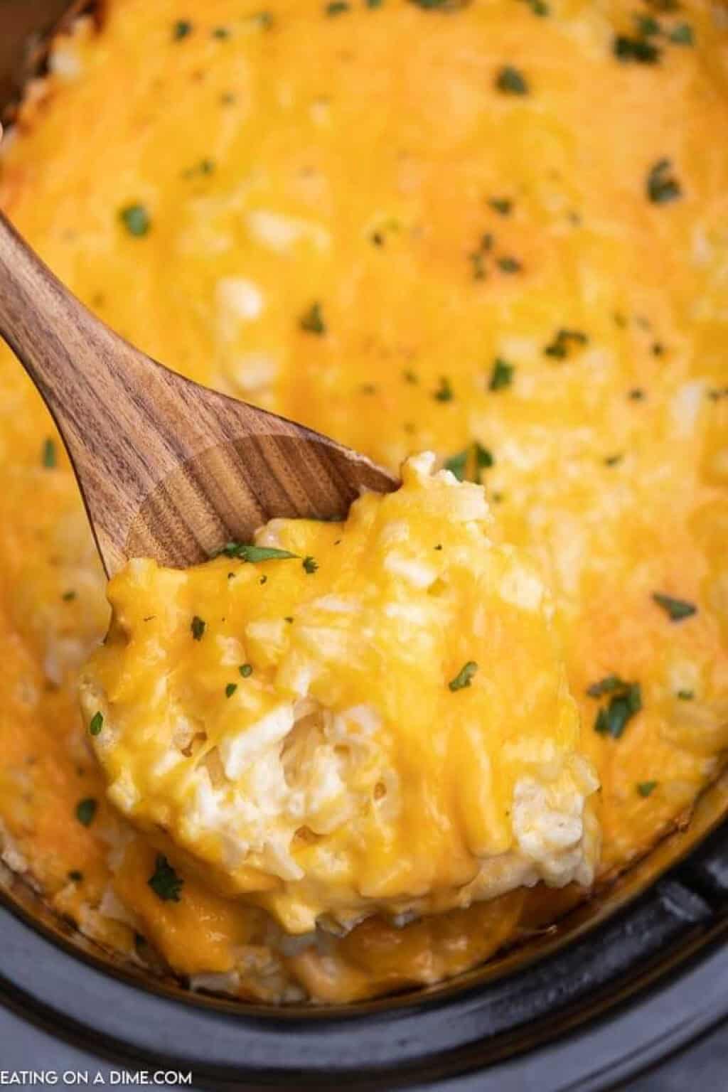 Crockpot Cheesy Potatoes - Crock Pot Cheesy Potato Recipe