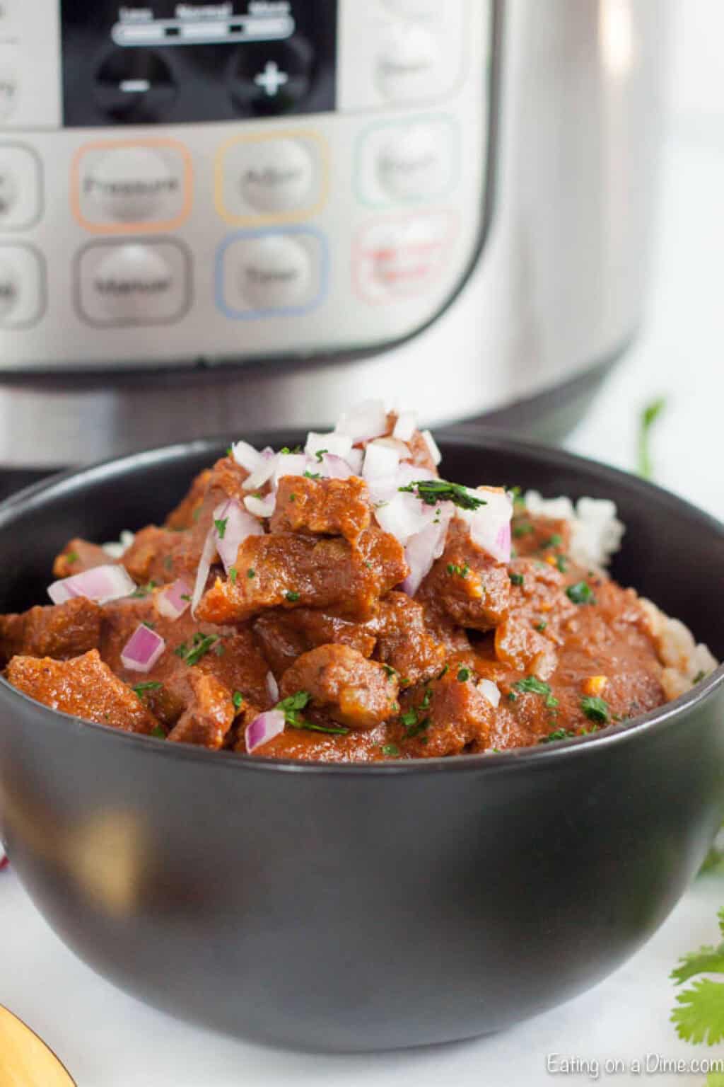 Instant Pot Beef Curry Recipe - Ready in 25 minutes!