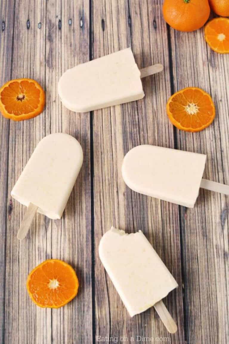 Orange Creamsicle Popsicle Recipe - Orange Creamsicle Dessert