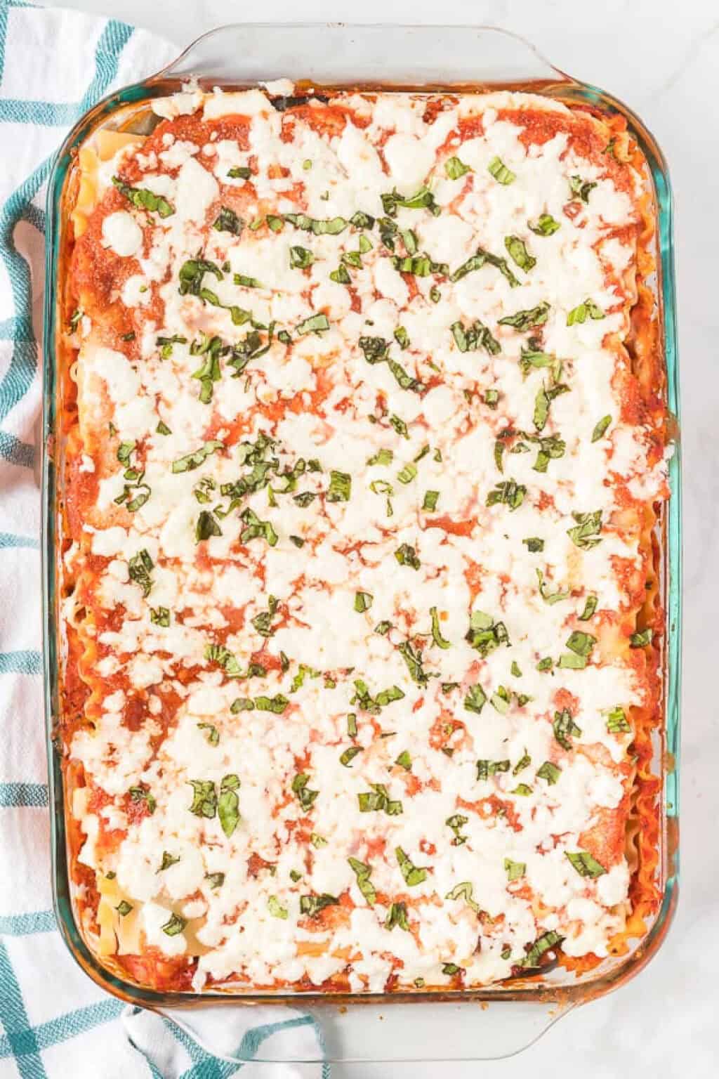Vegetarian Lasagna Recipe - Eating on a Dime